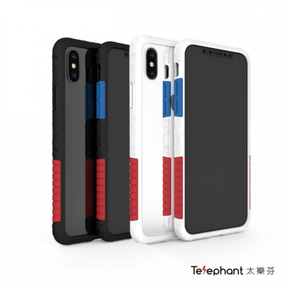 【太樂芬Telephant】iPhone XR NMDer 抗汙防摔邊框手機殼 - cam1