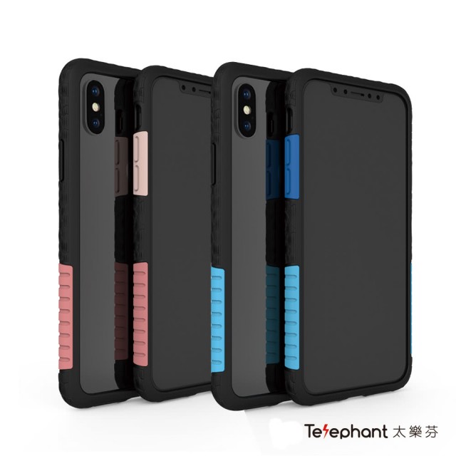【太樂芬Telephant】iPhone XR NMDer 抗汙防摔邊框手機殼 - cam1