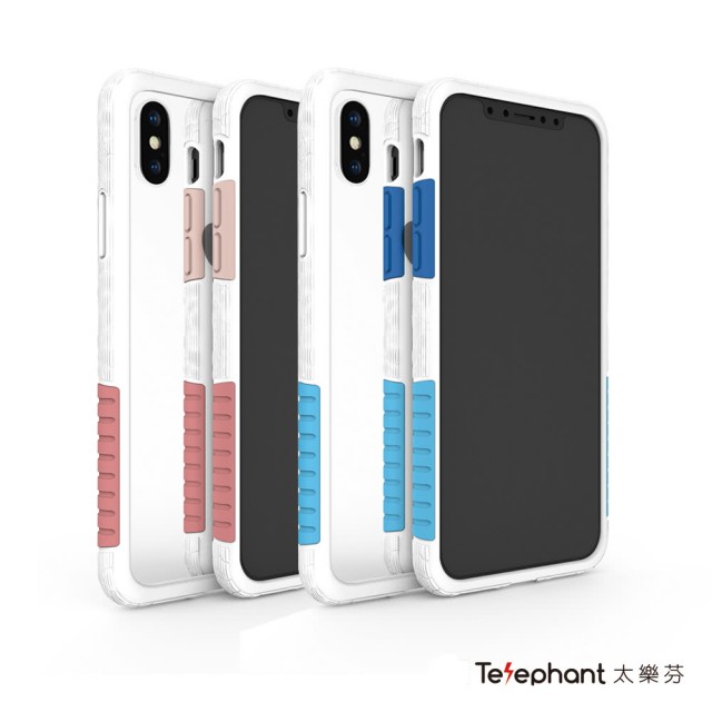 【太樂芬Telephant】iPhone XR NMDer 抗汙防摔邊框手機殼 - cam1